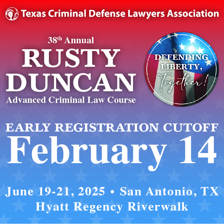 Home | Texas Criminal Defense Lawyers Association